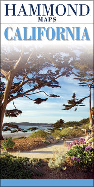 California Road and Tourist Map, America. – Great Journeys, Inc.